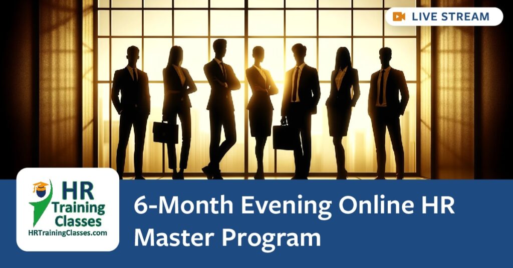 6-Month Evening Online HR Master Program – Wednesday Sessions (Starts ...